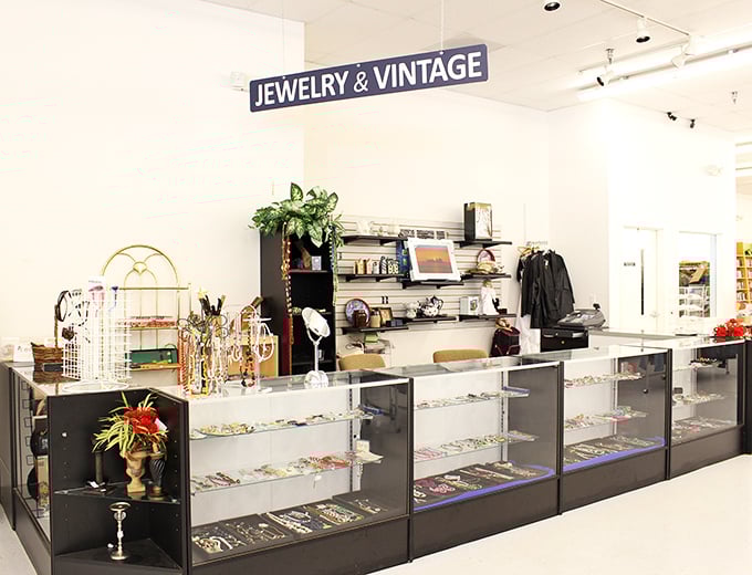 The jewelry counter&mdash;where one person's "I never wear this anymore" becomes another's "Everyone asks where I got this fabulous piece!"