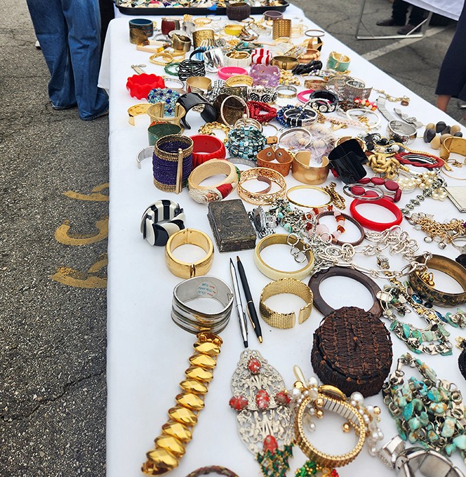 Treasure island in miniature&mdash;this dazzling jewelry display offers everything from costume pieces to potential family heirlooms, each with its own glittering history.