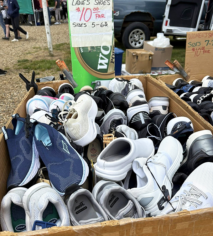 Sneakers galore in cardboard kingdoms, because who doesn't need another pair at these prices?