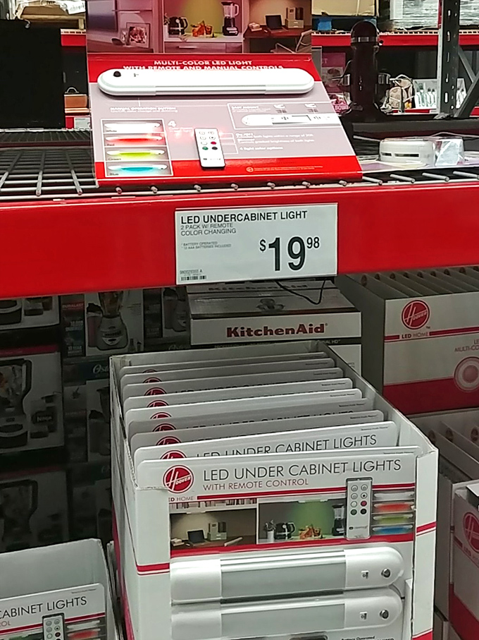 Modern LED lights proving that even energy efficiency gets a second chance here.