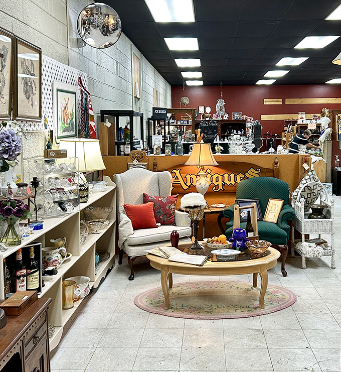 They've created a living room that never existed but somehow feels like home. That coffee table has hosted imaginary conversations across decades.