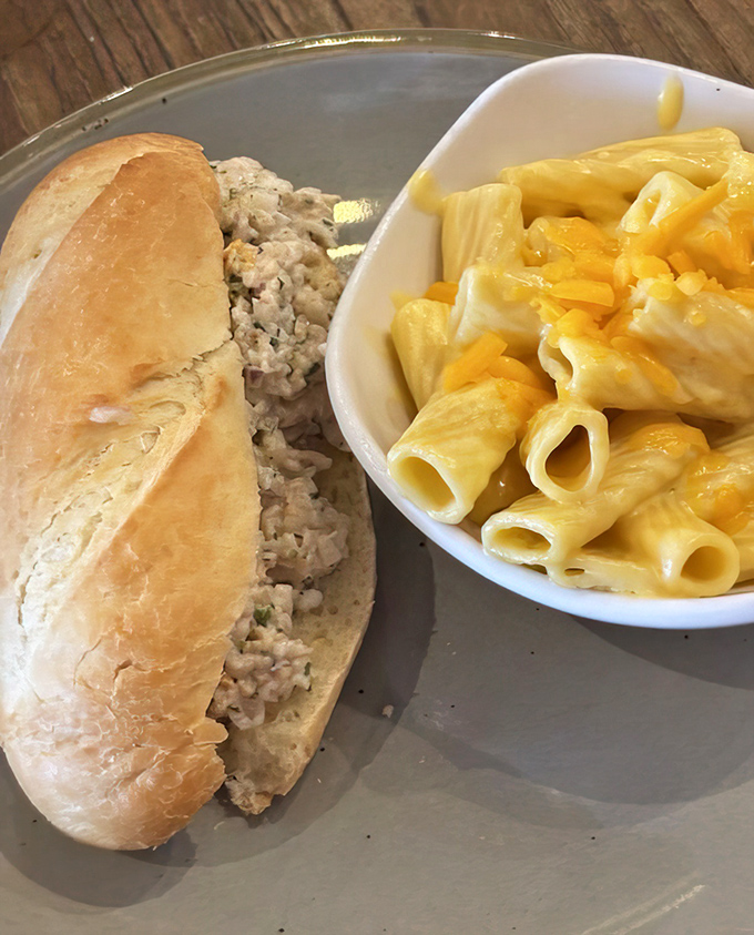 A sandwich that answers the eternal question: "What if lobster rolls were actually designed to make you happy?" Chunks of sweet meat with just enough accompaniments.