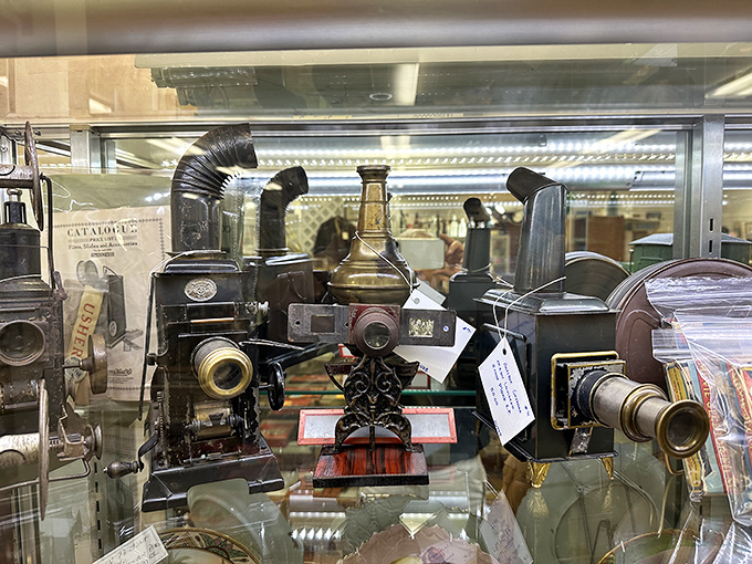 Before smartphones and Netflix, these magnificent contraptions were cutting-edge entertainment technology. Steampunk dreams come true!