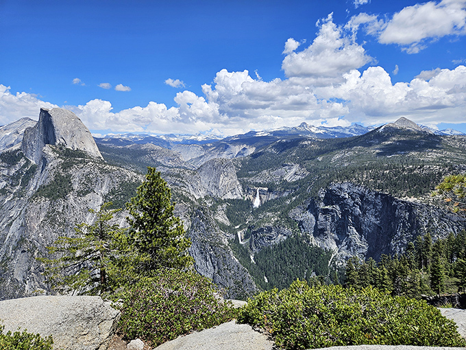 The view from Glacier Point reminds you why John Muir lost his mind over these mountains&mdash;and why your Instagram followers will forgive your photo barrage.