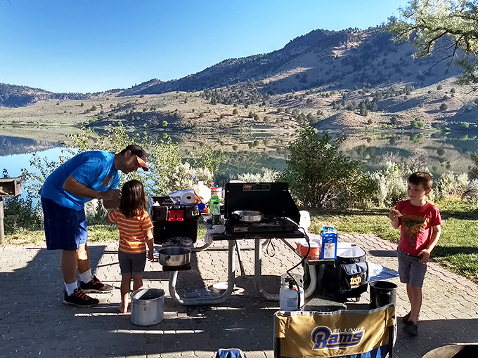 Family cookouts with a backdrop that makes even burnt hot dogs taste like gourmet cuisine.