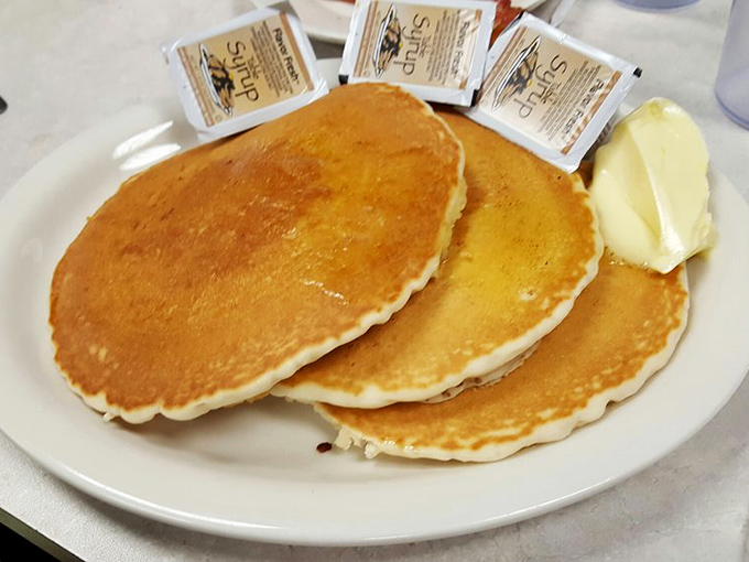 Pancakes that look like they were painted by a Dutch Master &ndash; golden, perfectly round, with butter melting into those fluffy layers of joy.
