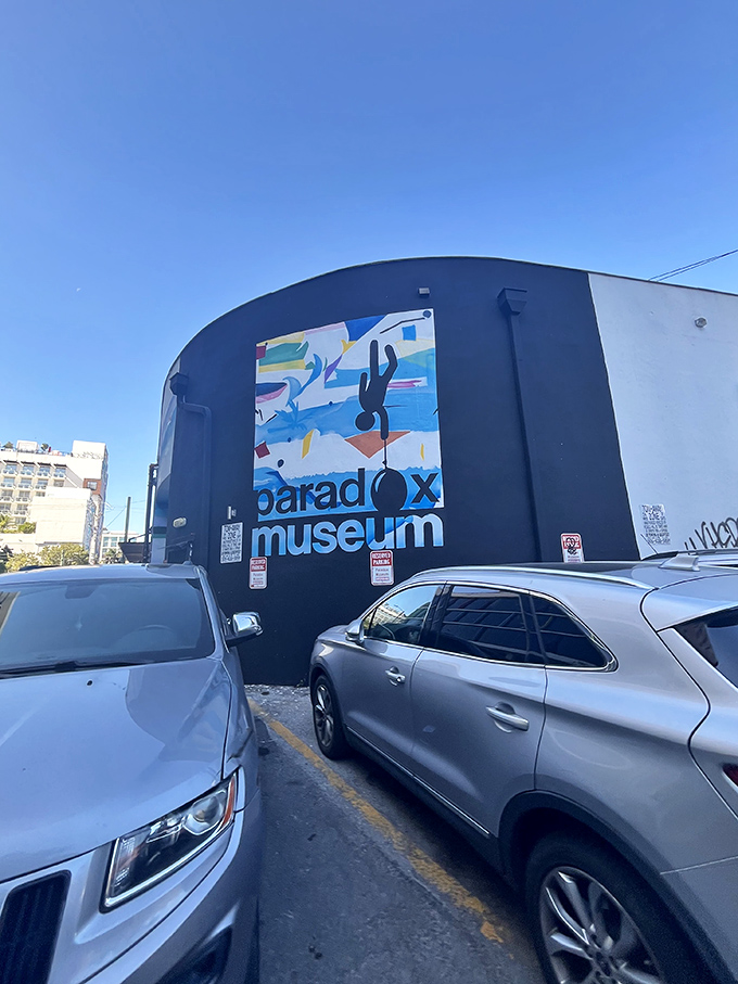 Don't let the unassuming exterior fool you&mdash;behind this wall lies a wonderland of optical illusions that will flip your understanding of reality.