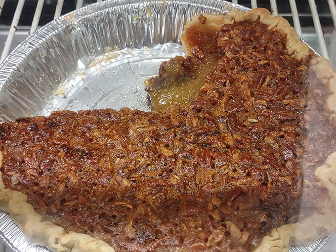 This isn't just pecan pie&mdash;it's Southern poetry in dessert form. That glistening filling and perfectly crimped crust deserve their own country song.