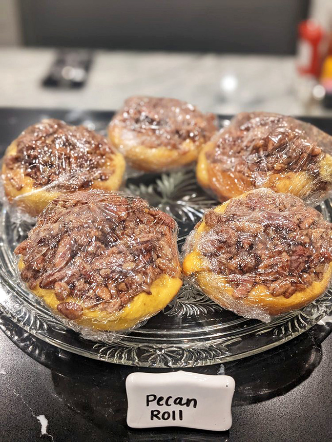 This pecan roll is basically a warm hug wrapped in pastry, drizzled with sweet redemption.