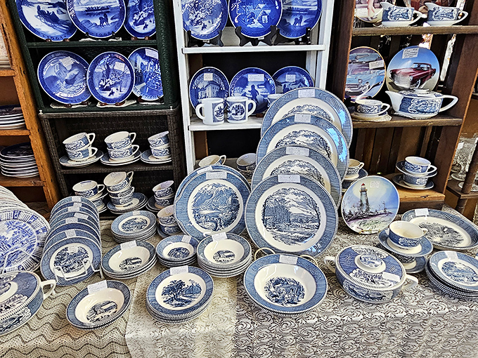 Blue and white china heaven! These aren't just plates&mdash;they're conversation pieces waiting to host your next dinner party's best stories.