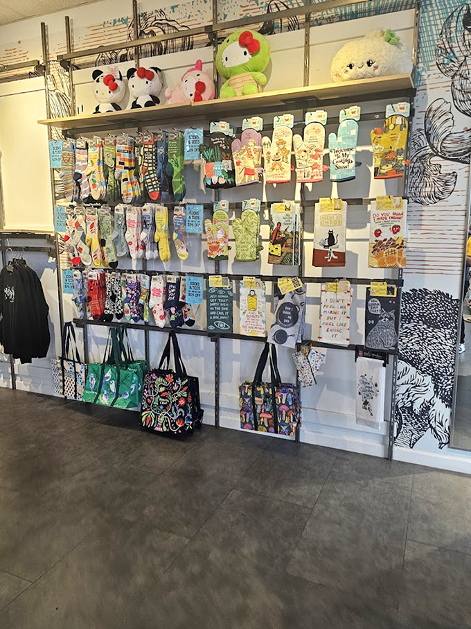 Quirky kitchen accessories and colorful socks that speak louder than words&mdash;perfect for those who express themselves through everyday items.