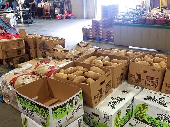 Farm-fresh potatoes by the boxful &ndash; the foundation of comfort food empires and Sunday family dinners.