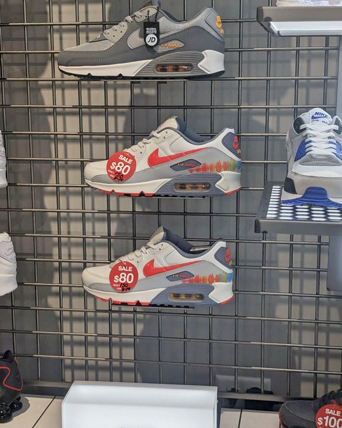 Nike sneakers on sale &ndash; the universal language of "I'm definitely going to start exercising tomorrow."