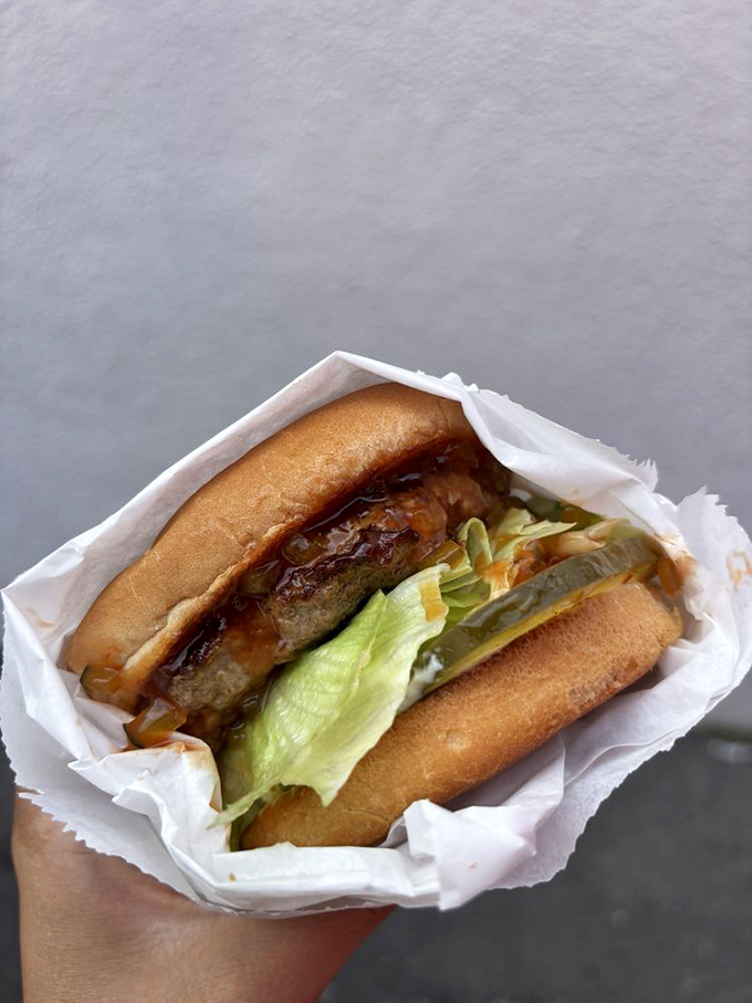 The Steakburger in its paper wrapping&mdash;like Christmas morning for your taste buds. Simple, unpretentious, and absolutely perfect.