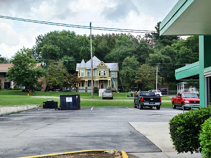 That Victorian beauty standing proudly among the trees is what real estate dreams are made of &ndash; character, history, and probably some fascinating stories.