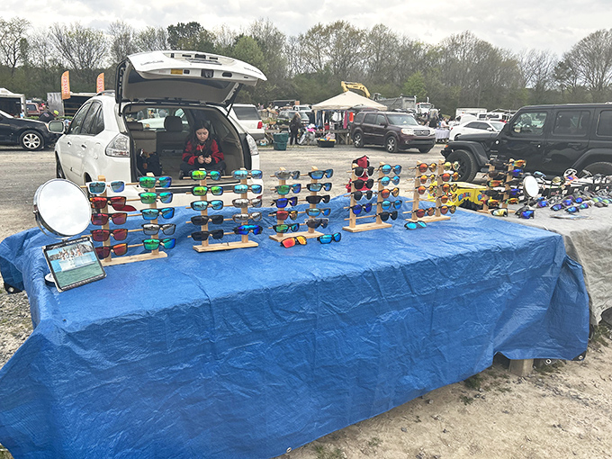 Sunglasses as far as the eye can see&mdash;which is pretty far when you're wearing the right pair! A rainbow of options for protecting your peepers in style.