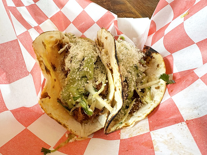 These aren't your average tacos &ndash; they're barbecue's vacation to Mexico, bringing smoky goodness to the party in hand-held form.