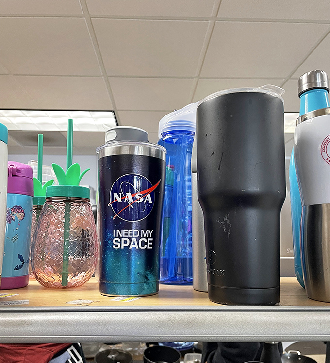 NASA needs its space, and so do you! Quirky water bottles and tumblers prove that one person's decluttering is another's perfect kitchen upgrade.