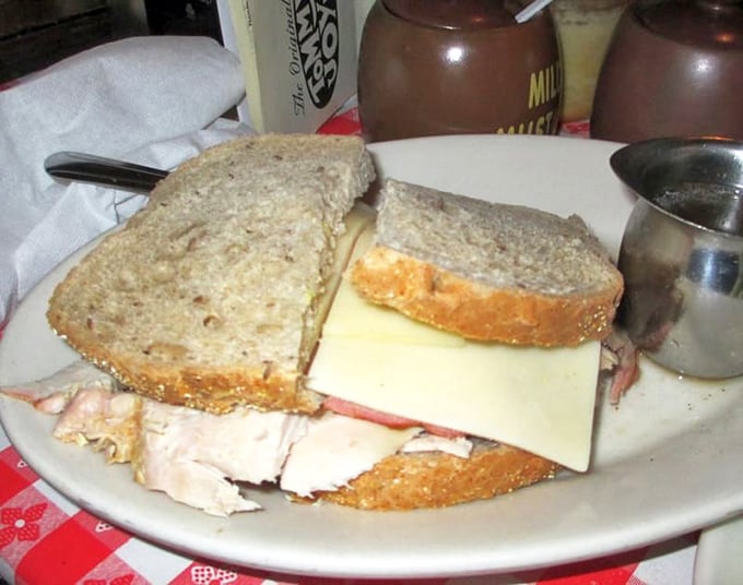 This sandwich isn't playing hard to get&mdash;it's an honest stack of turkey and bread that reminds you why simple food done right never goes out of style.