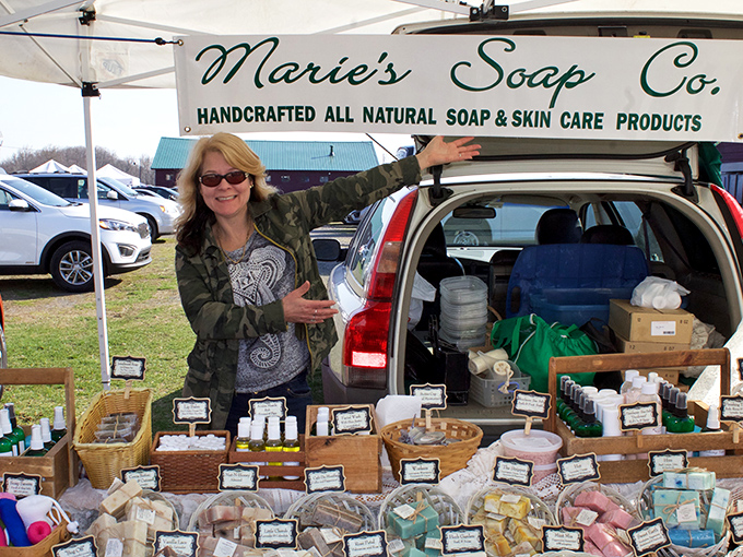 Marie's Soap Co. brings handcrafted skincare to the market. Natural products with none of those ingredients you can't pronounce!