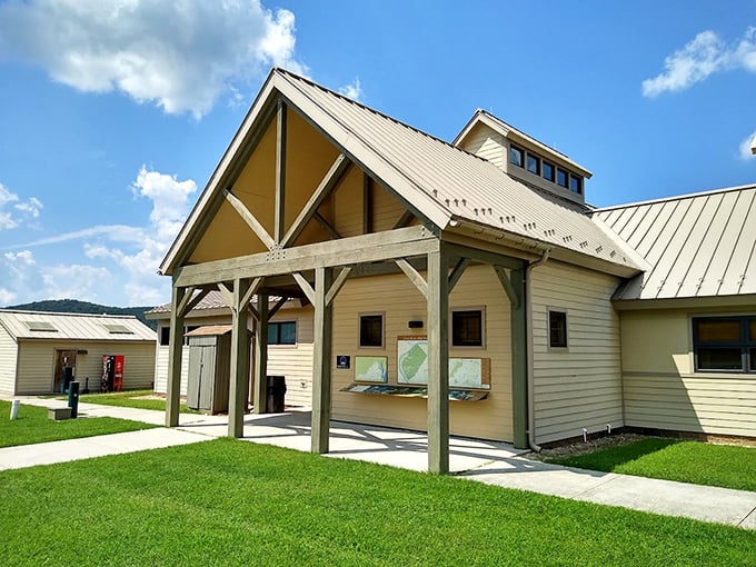 The visitor center &ndash; where park rangers somehow make "don't feed the bears" sound like the most fascinating advice you've ever received.