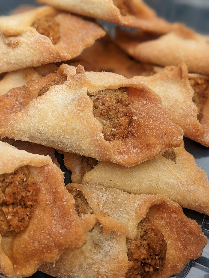 These walnut cookies aren't just dessert&mdash;they're little envelopes of sweetness with corners crimped by hand, waiting to deliver their nutty message.