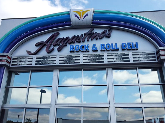 That rainbow facade screams fun louder than a jukebox playing your favorite childhood song.