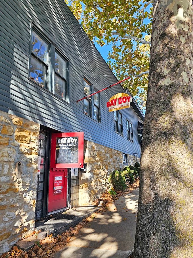 Midtown character shines through weathered walls that have witnessed decades of satisfied sandwich lovers passing.