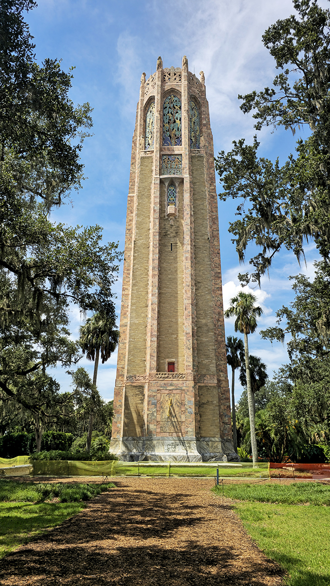 Bok Tower rises like Rapunzel's castle, but with better acoustics and no hair-climbing required. 