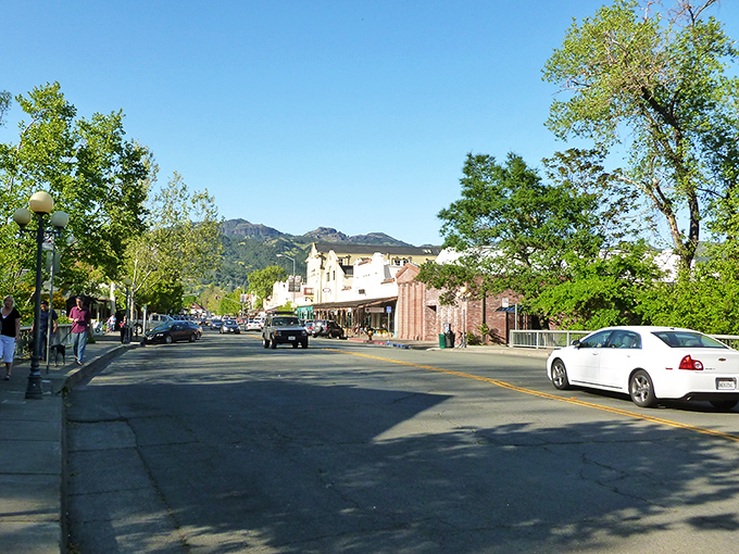 Calistoga's laid-back vibe offers Napa Valley charm without the pretentious wine country attitude.