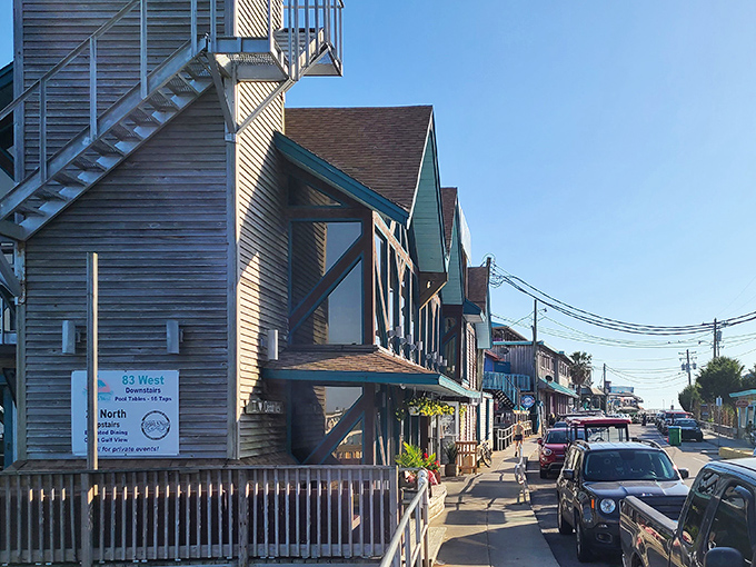Cedar Key's weathered buildings stand on stilts like patient fishermen waiting for the perfect catch.