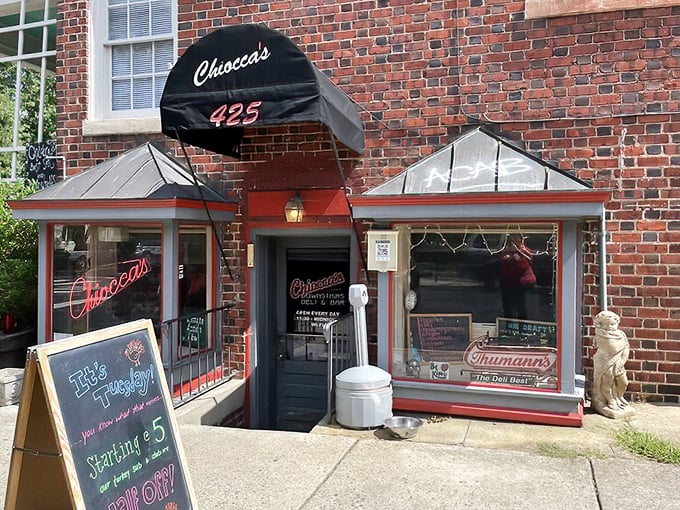 Chiocca's classic brick building and black awning have been welcoming Richmond neighbors for years with timeless appeal.