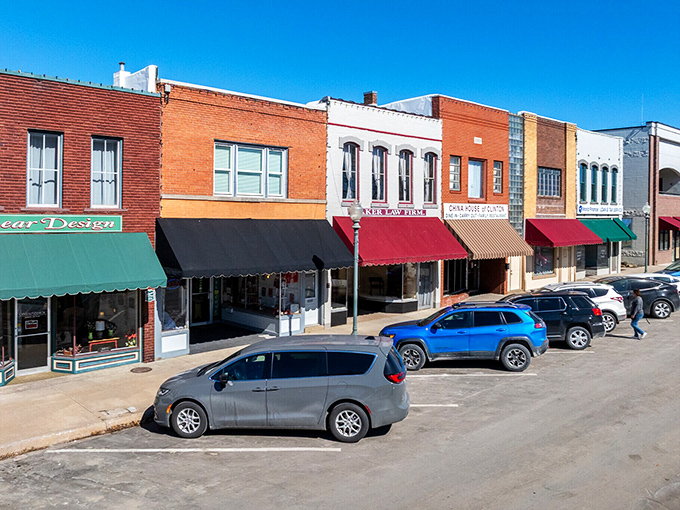 Clinton's main drag looks exactly how you'd want small-town Missouri to look - simple, honest, and refreshingly affordable.