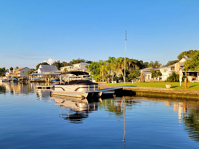 Waterfront living at its finest - where boats bob gently and retirement dreams float peacefully.