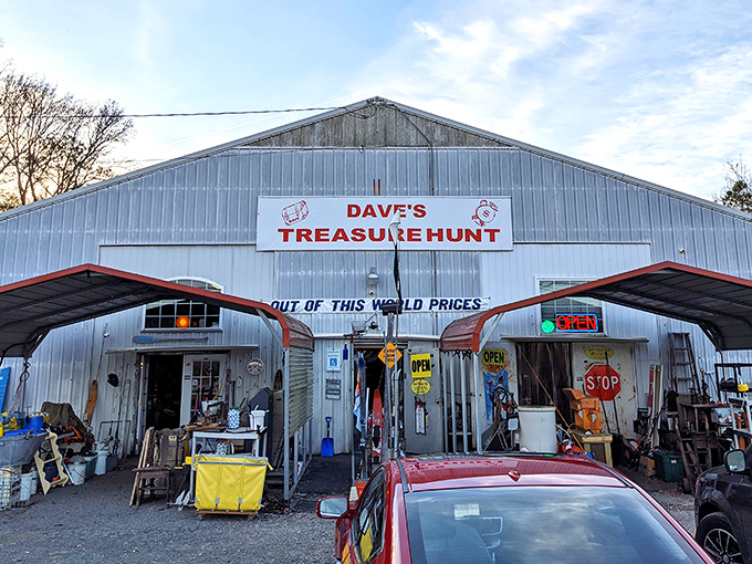 Treasure hunting gets literal when the building's name matches your weekend mission perfectly and completely.