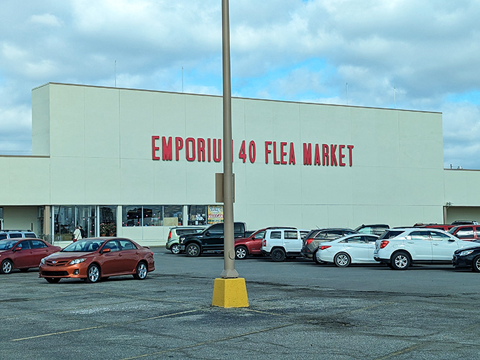 When a building this massive dedicates itself to flea market magic, you know serious shopping awaits.