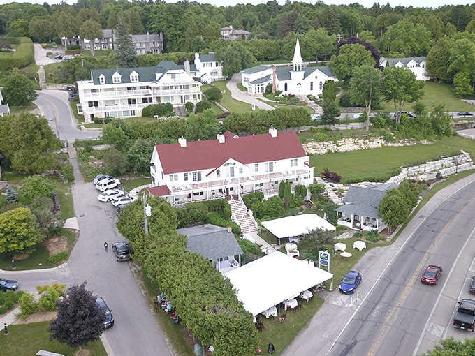 Ephraim's white buildings line the shore like pearls, creating Door County's most photogenic village scene.