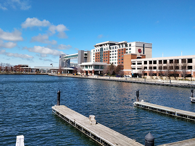 Erie's waterfront development combines lakeside living with urban amenities, a budget-friendly paradise for water-loving retirees.