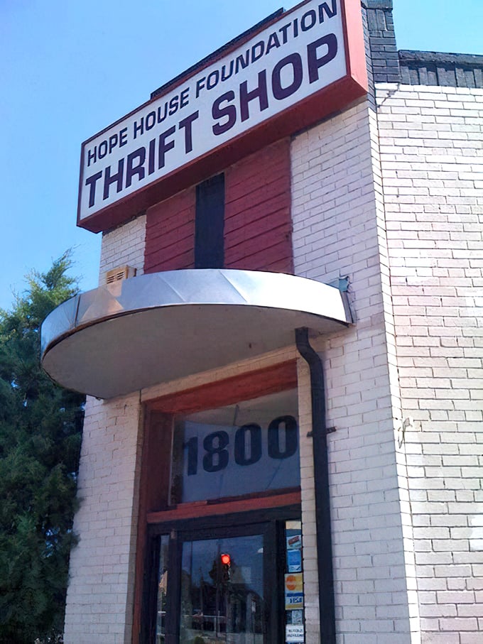 Hope House Foundation's retro signage adds character to a shopping experience that truly makes a difference.