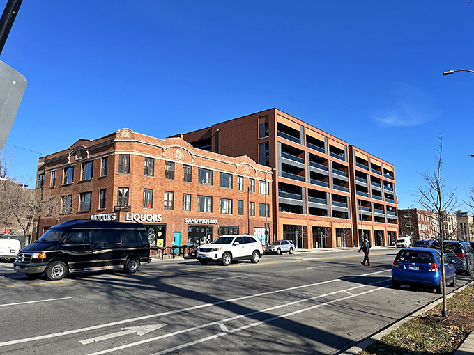 Humboldt Haus keeps it real with a no-nonsense brick exterior that says, "We make sandwiches, not fashion statements."