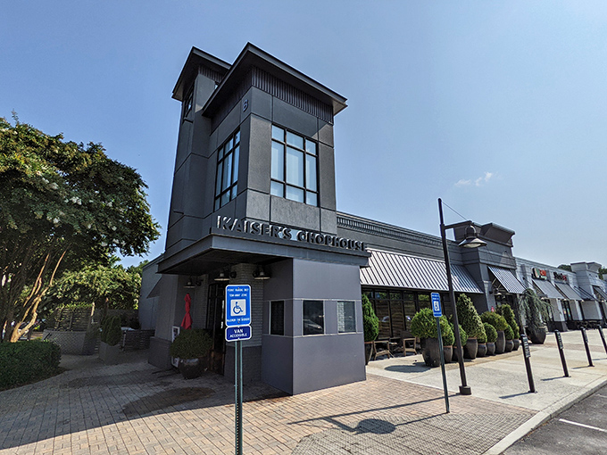 Kaiser's Chophouse brings sleek, modern architecture to the steakhouse scene &ndash; like James Bond decided to open a restaurant.