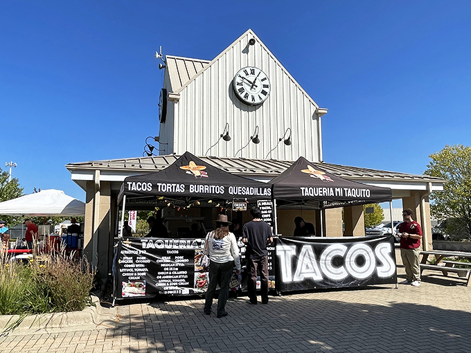 Fresh tacos fuel your treasure hunting adventures - because great deals work up quite an appetite.