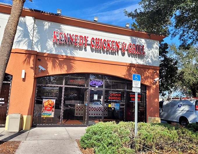 Kennedy Chicken hides in plain sight, proving Orlando's best-kept secrets often wear the simplest disguises.