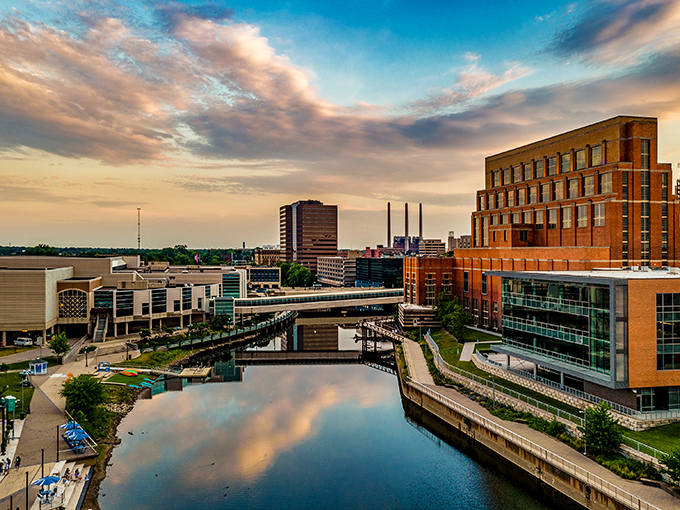 Lansing's capital city sophistication surprises budget-conscious dreamers seeking both culture and reasonable rent payments.