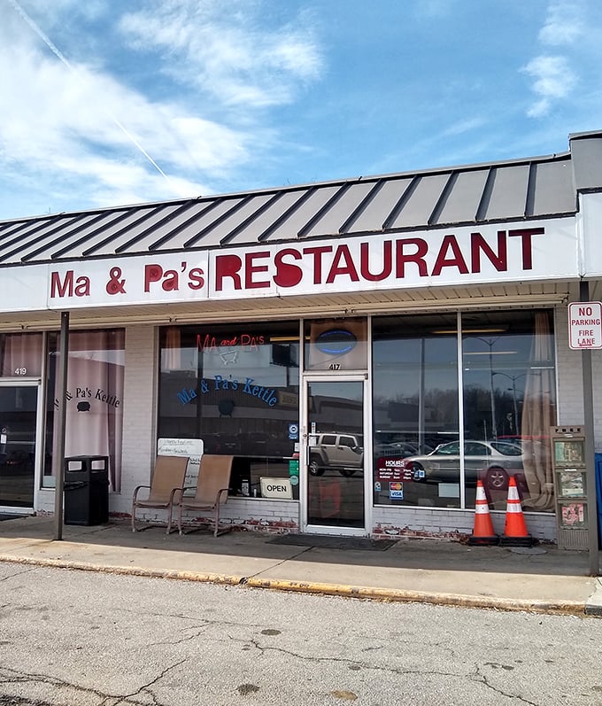 Ma & Pa's Kettle wears its family restaurant heart proudly on its welcoming storefront sleeve.