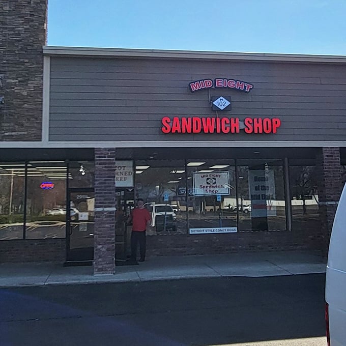 Behind that straightforward storefront lies Detroit-style sandwich mastery that locals line up for.