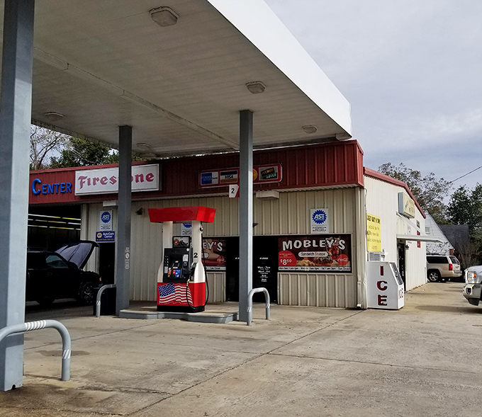 The ultimate sandwich speakeasy &ndash; hiding behind gas pumps and tire displays! Mobley's proves the old adage: never judge a sandwich by its gas station cover.