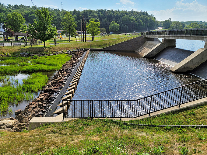 Philipsburg's dam creates a peaceful waterfront setting where retirement dollars flow as smoothly as the gentle current.