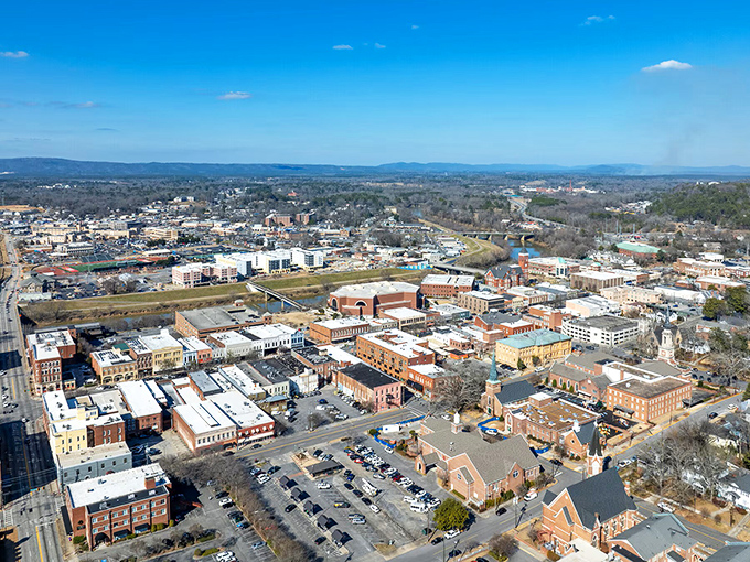 Rome's historic downtown architecture tells stories of the past while offering present-day bargains on everyday needs.