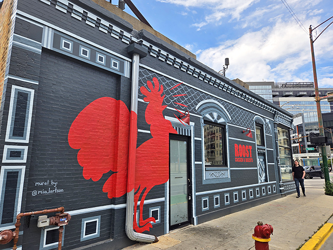 When restaurants put roosters on their walls, they're making a promise about their chicken.